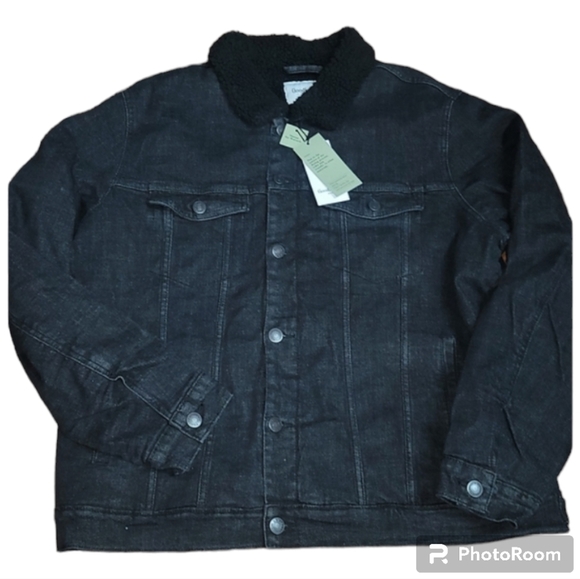 Goodfellow & Co | Jackets & Coats | Goodfellow Coat Black Denim Jacket ...
